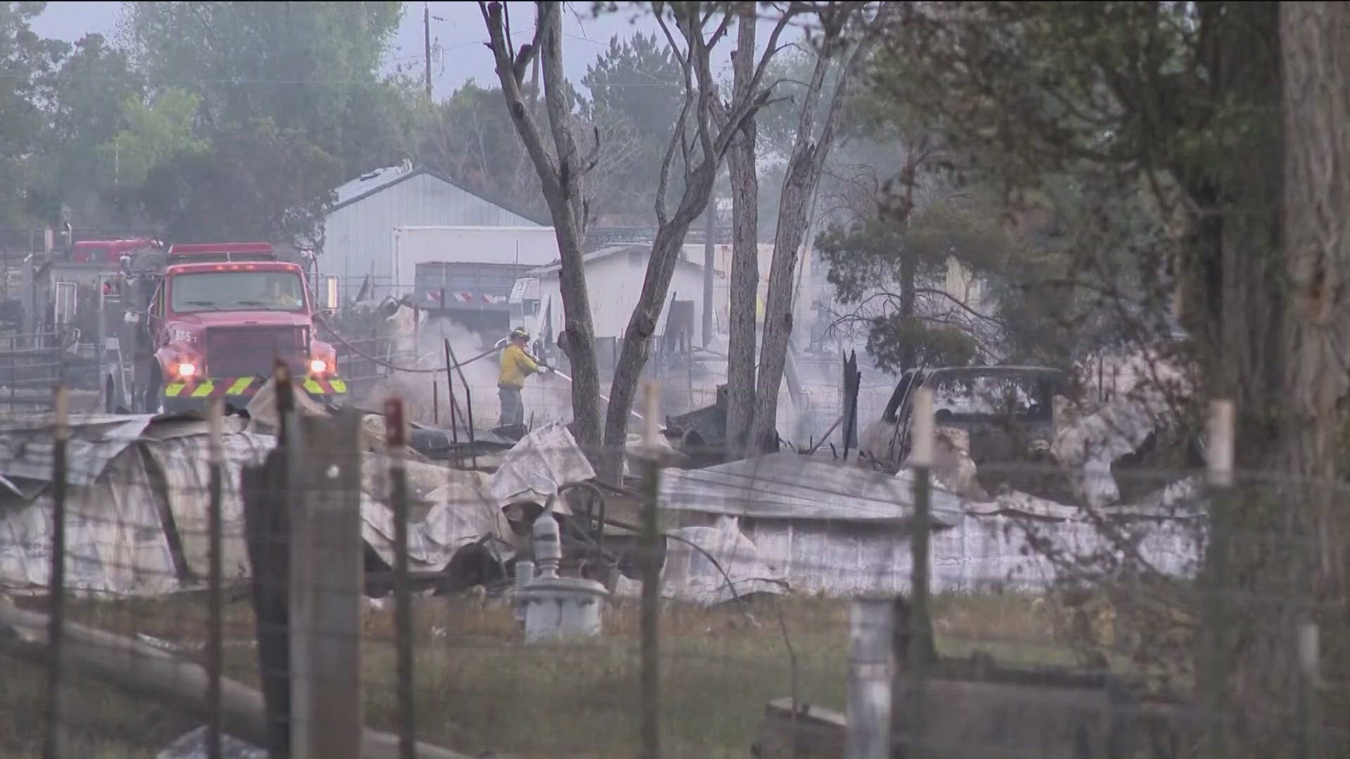 6 first responders hospitalized after Mountain Home fire