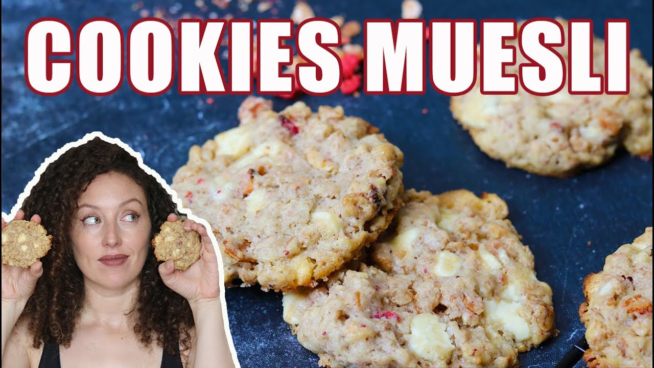 Cookies chocolat blanc et muesli : recette facile