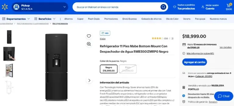 Más barato que en Walmart el refrigerador Mabe de 300 L baja más de ...