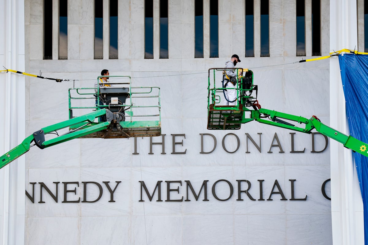 Kennedy Center official says removing Trump’s could make them go broke