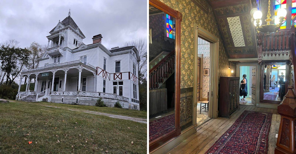 The Vermont house where a child stuck out his tongue at a painting and ...
