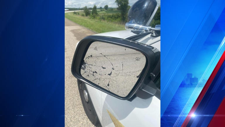 ISP sergeant’s car hit by semi during traffic stop