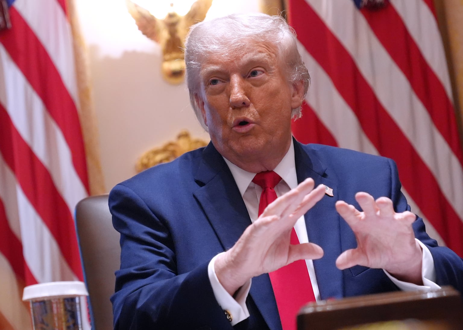 Trump says he did not launch strikes against Iran 'to get a crummy ...