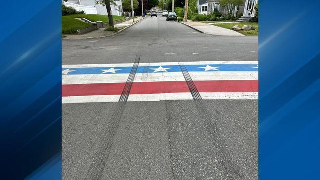 Man charged after vandalizing American flag-themed crosswalk in East ...