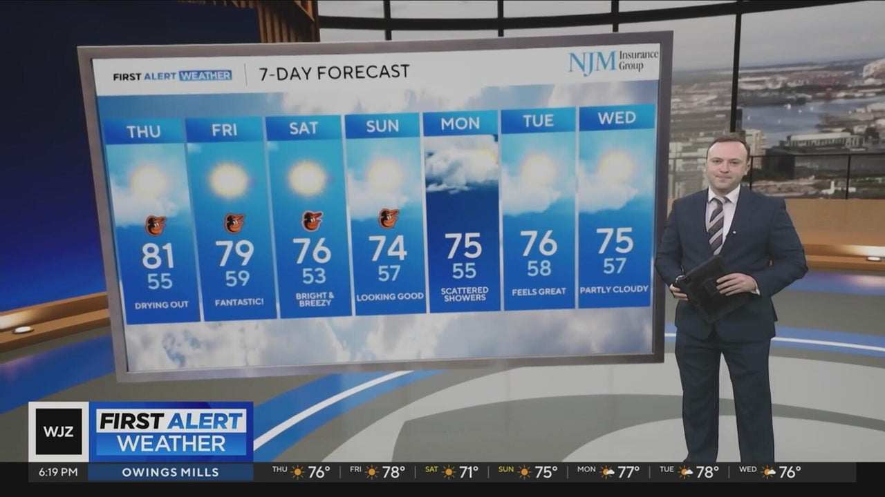Drier weather returns to Maryland this week