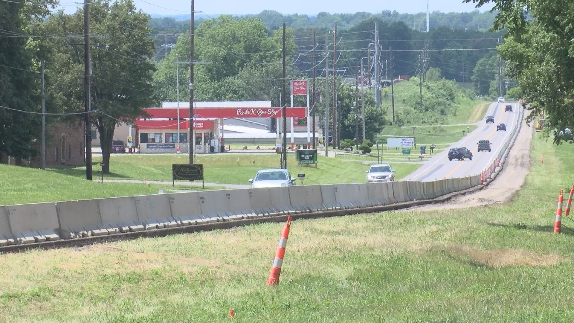 Route K widening and roundabout project underway near Notre Dame High ...