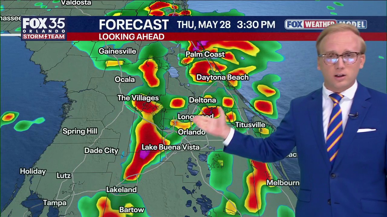 Orlando weather forecast: Tracking widespread storms Thursday and an ...