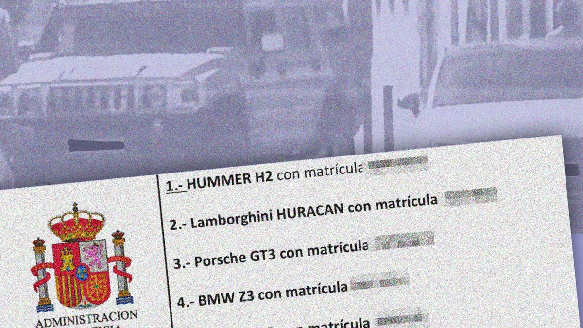 Lamborghini, Porsche o Hummer: el juez ordena la venta de los coches de ...