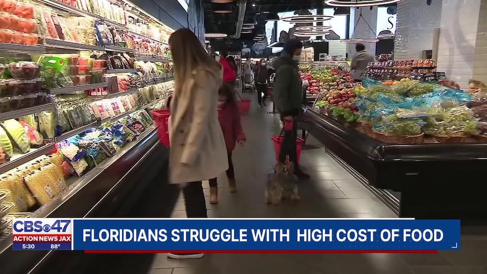 Floridians struggle with high cost of food