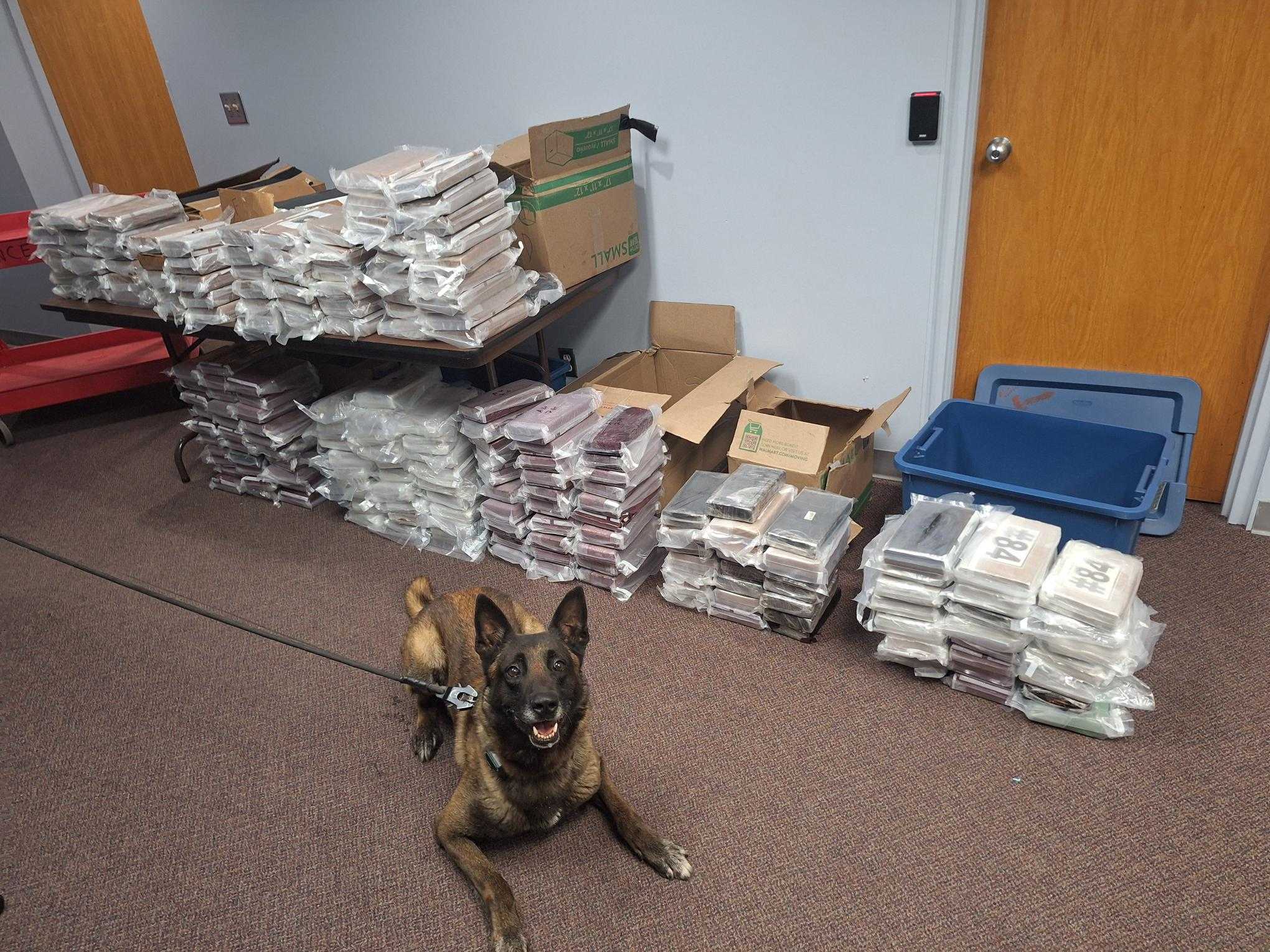 Nebraska State Patrol K9 helps find over 500 pounds of cocaine during ...