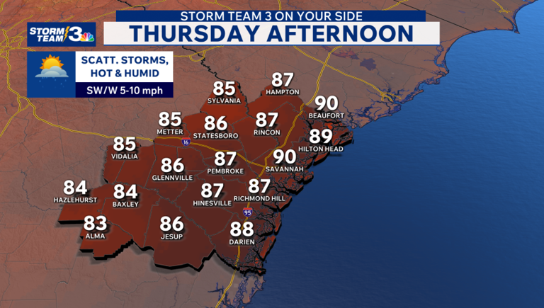 Storm Team 3: Heat, humidity, and storms continue