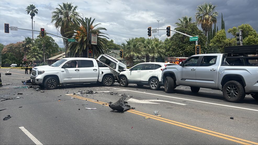 Fatal multi-vehicle crash shuts down Esplanade in Chico