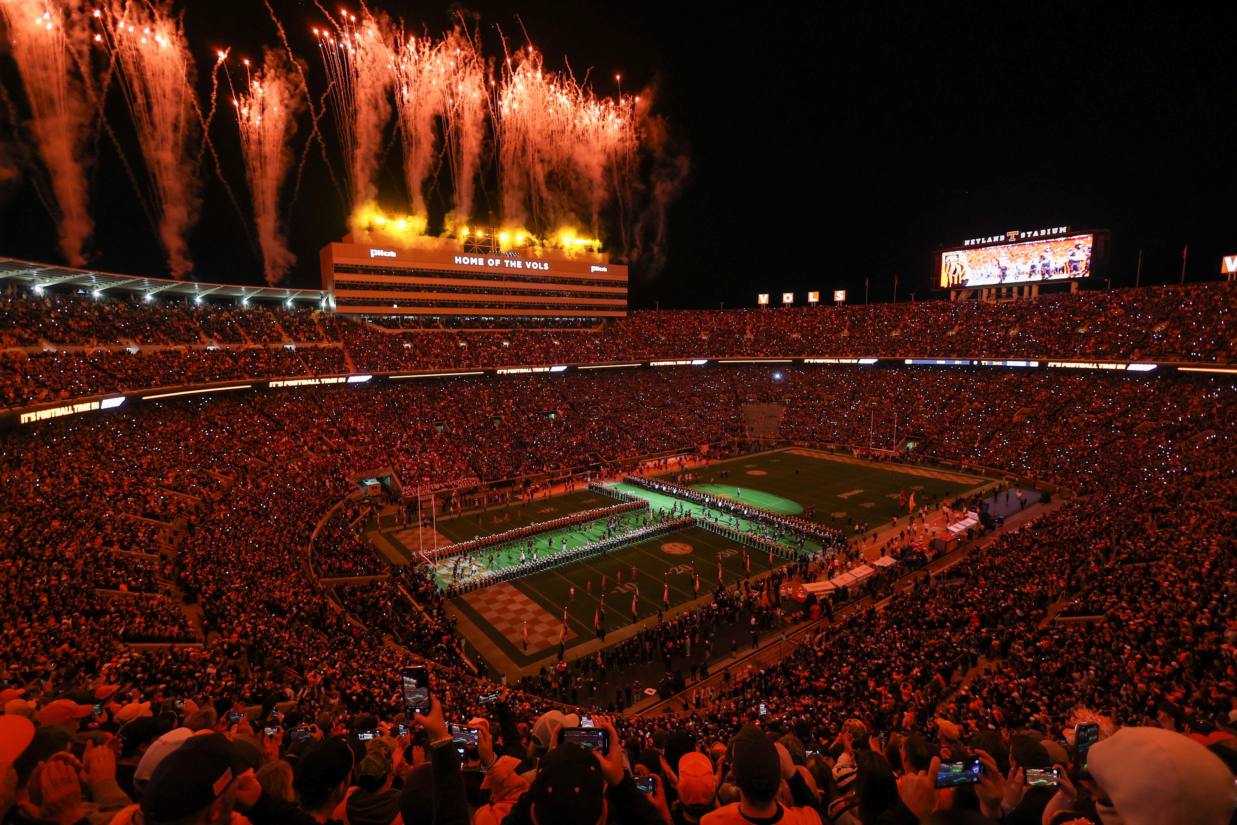 Games times announced for Tennessee football’s first three games