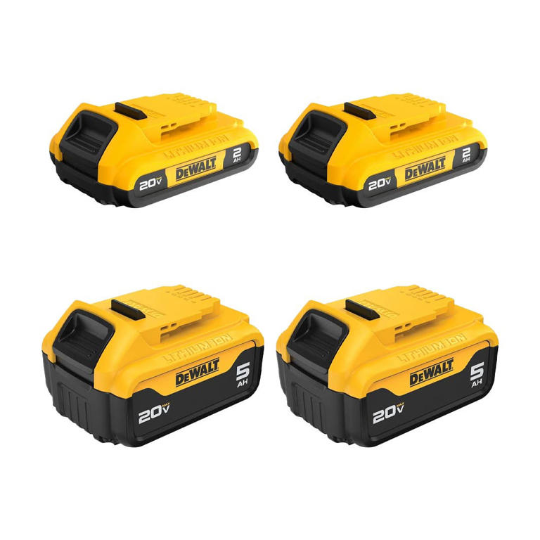 DeWalt's 4-pack of 20V Max batteries is nearly 50% off right now