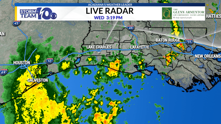 Scattered showers this evening, storms back tomorrow