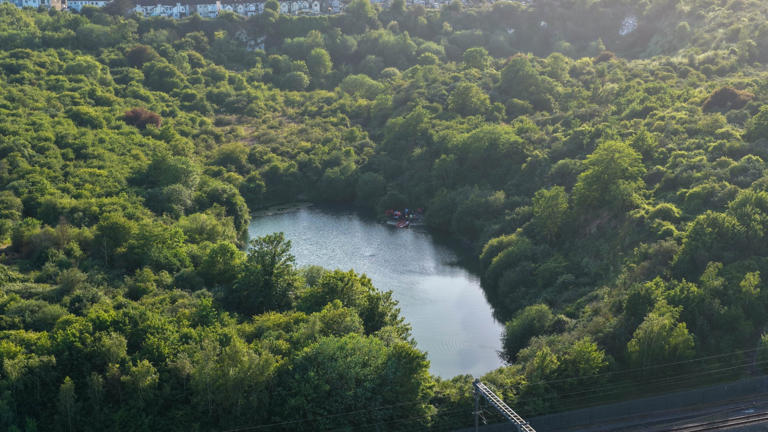 Fears for youth who vanished in Kent lake 'swimming with friends'