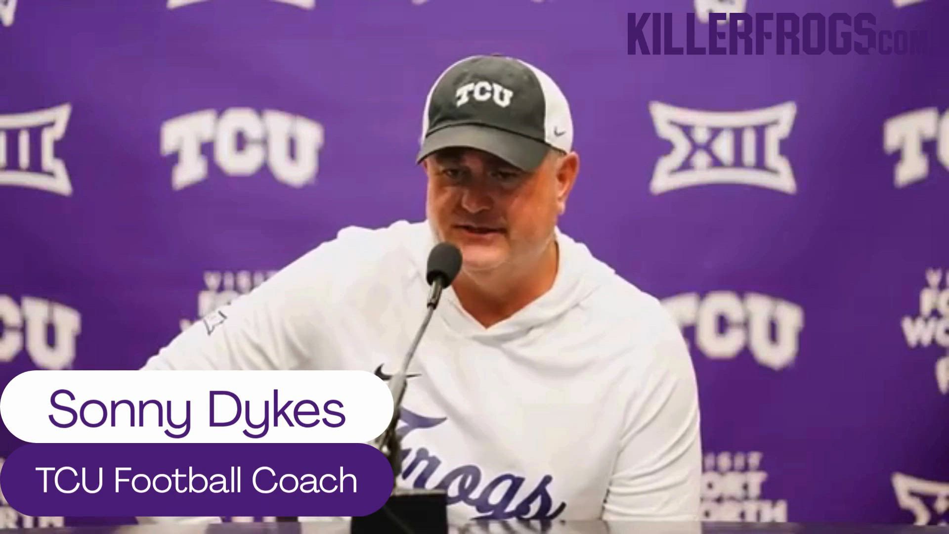 TCU Horned Frogs discuss their physicality during spring ball