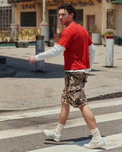 'Off Campus' star Belmont Cameli laces up a classic Reebok in LA