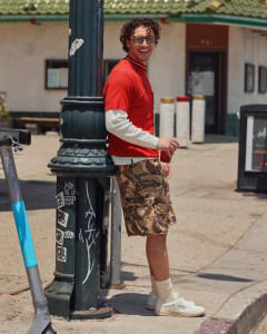 'Off Campus' star Belmont Cameli laces up a classic Reebok in LA