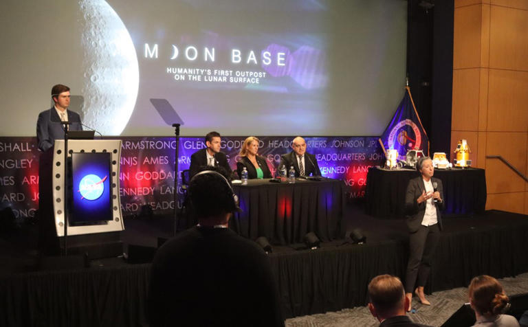 NASA outlines plans to build a moon base
