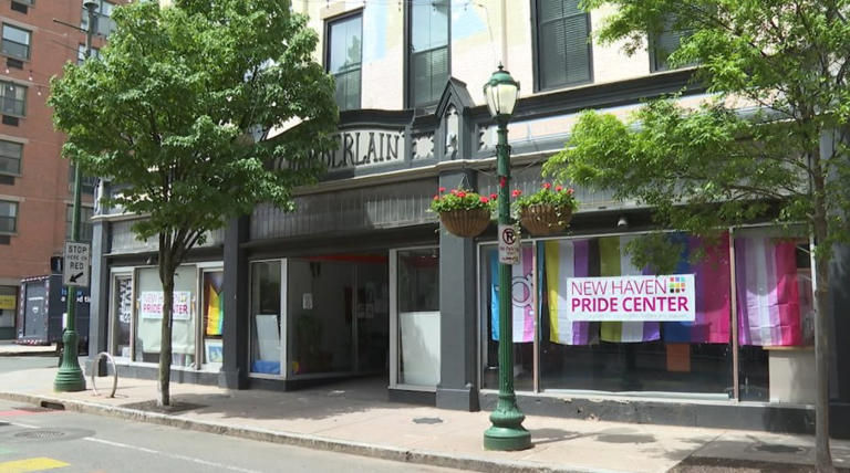 Community celebrating reopening of New Haven Pride Center