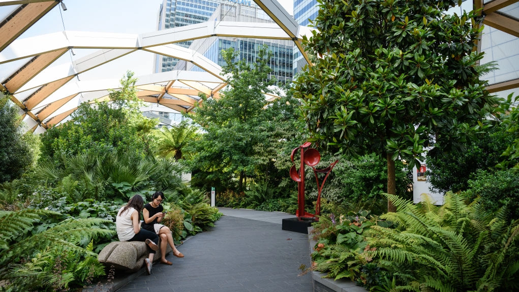 Discover Canary Wharf’s hidden tropical escape