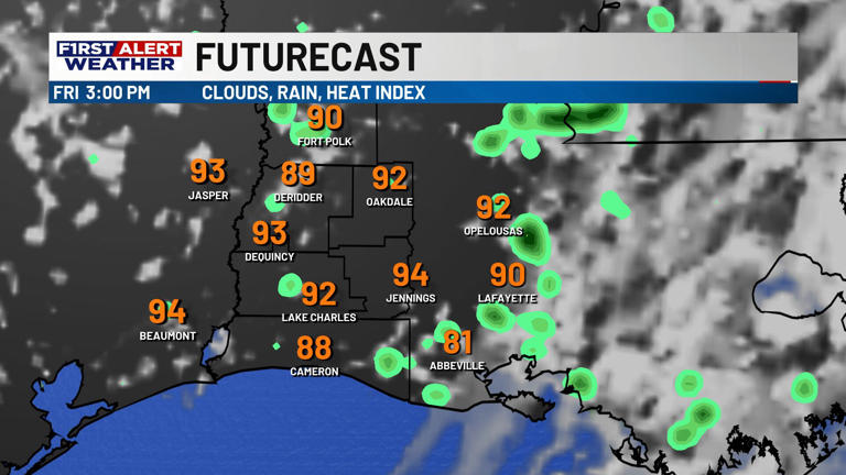 First alert forecast: Storms move through southwest Louisiana; drier ...
