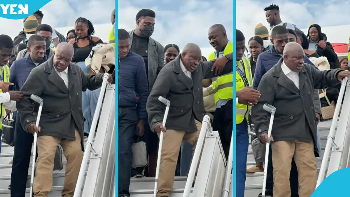 "This is hard to watch": Elderly evacuee from SA struggles to walk ...