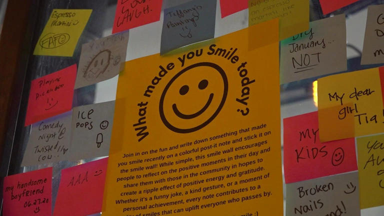 One woman's attempt to spread happiness at work has turned into a ...