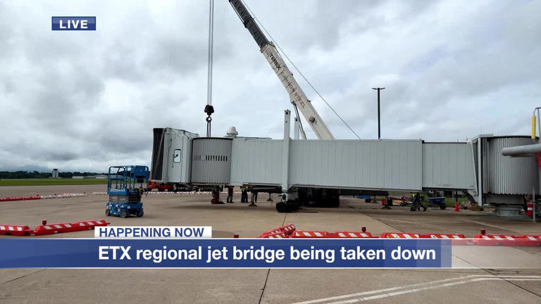 East Texas Regional Airport jet bridge to be replaced with temperature ...