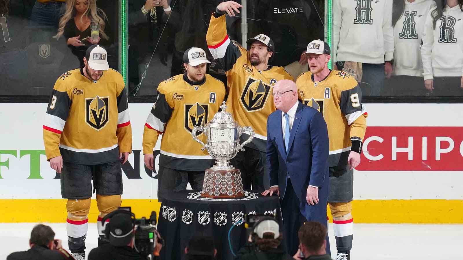 Golden Knights’ Mark Stone drops bar on not touching trophy after ...