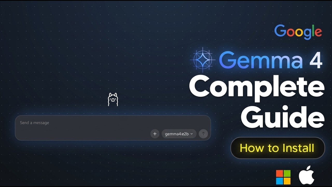 Gemma 4 for beginners - how to download Gemma 4 locally (Ollama)