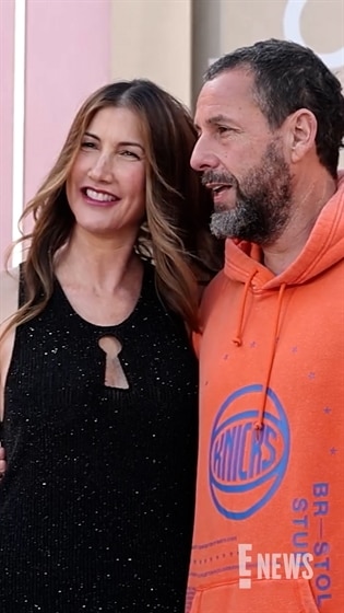 Adam Sandler and Jackie Sandler for "Office Romance"