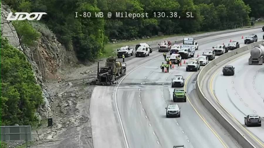 I-80 eastbound reopens after semi-truck fire