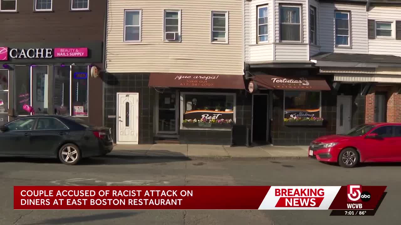 Video shows part of racist attack on diners at Boston restaurant