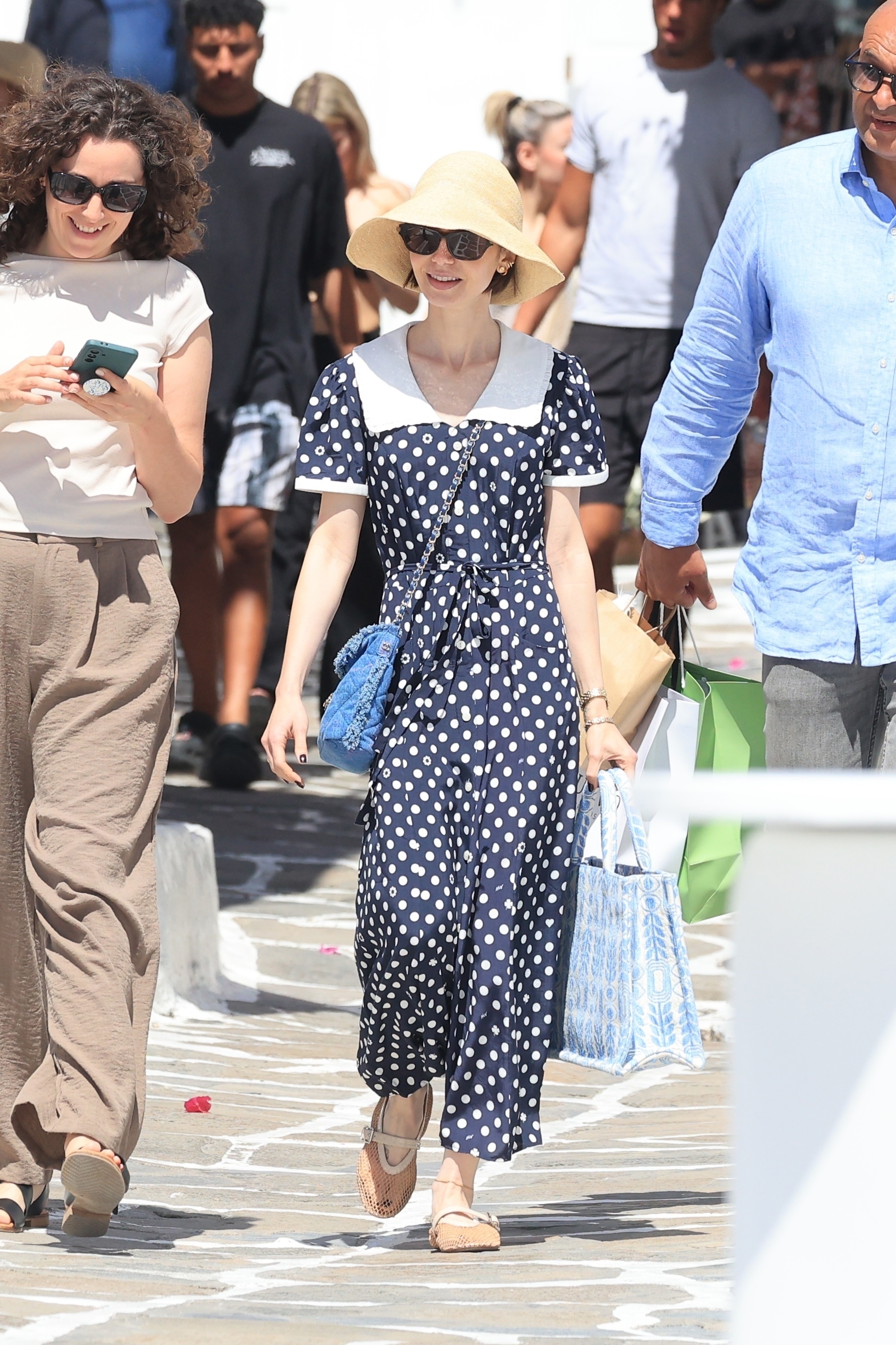 I'm styling the mesh ballet flats trend to manifest a Greece vacation ...
