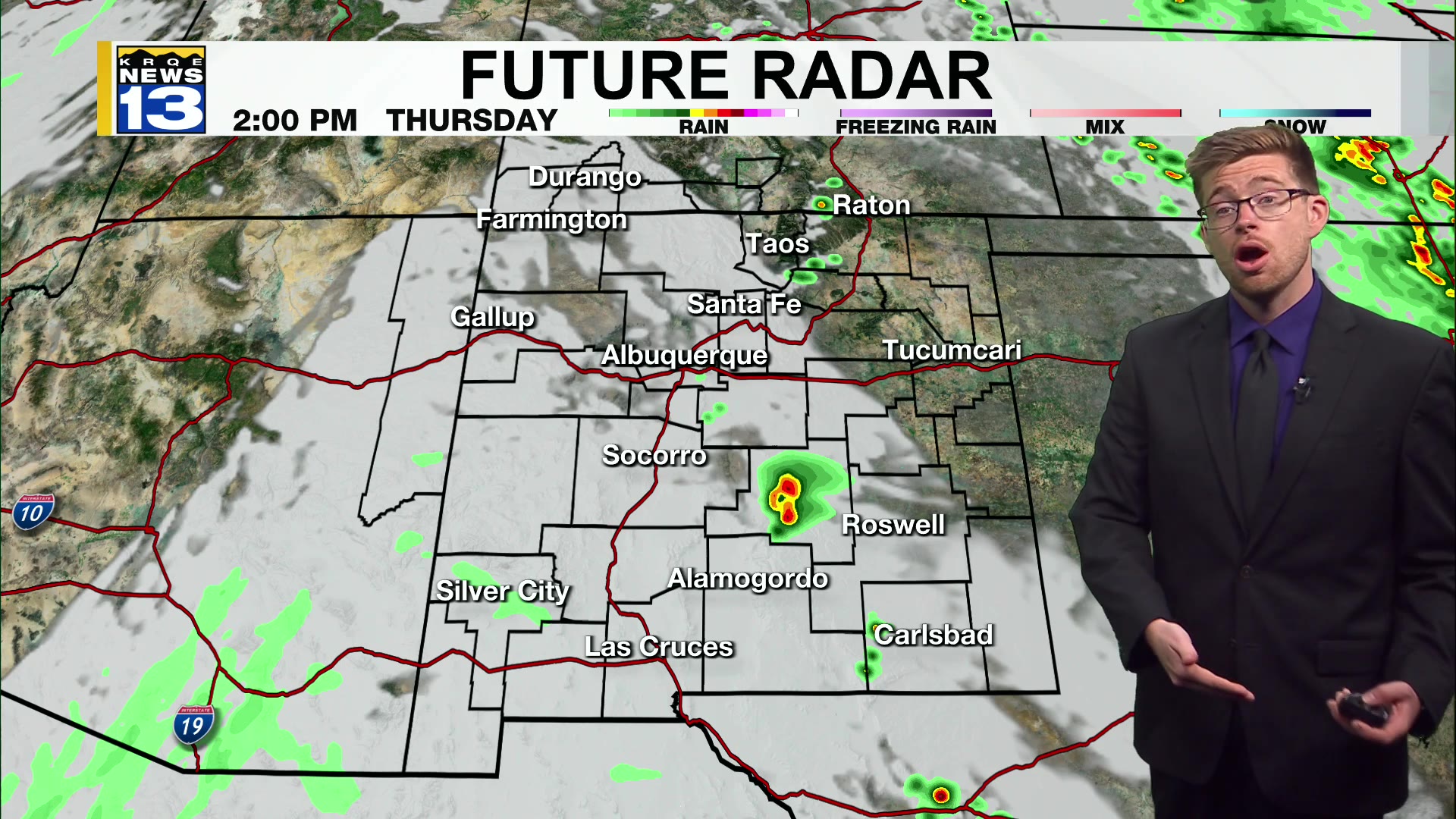 Drier air returns despite showers, storms expected in east New Mexico