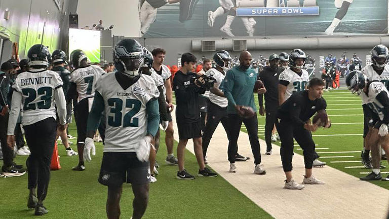 Eagles OTA observations: New look offense unveiled; veteran CB steals ...