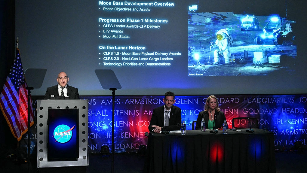 NASA unveils contracts and phased plan for lunar base by 2032