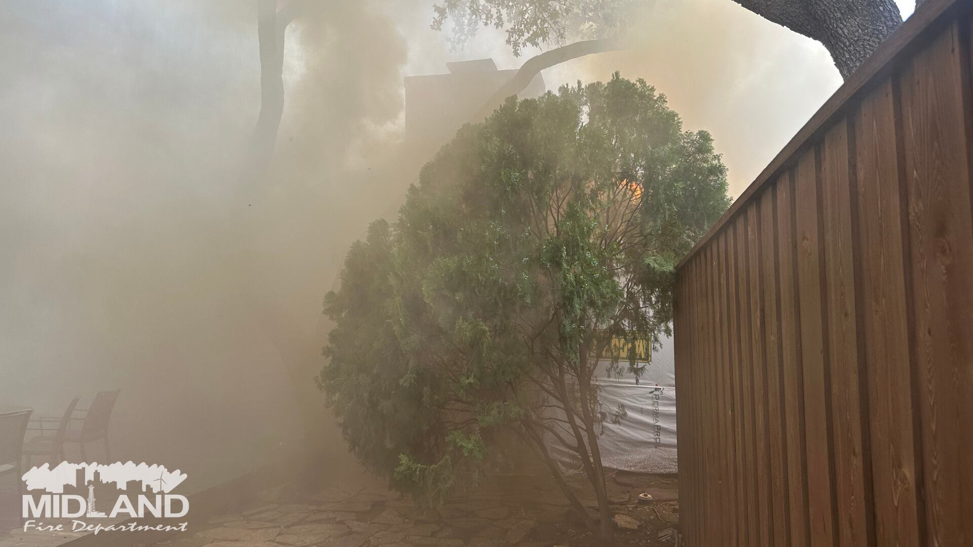 House fire in Midland displaced two adults and two kids