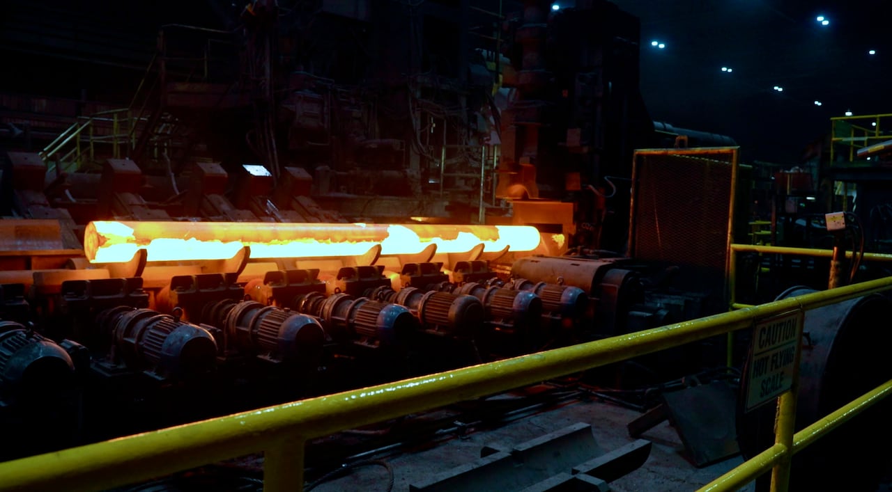 A rare look inside the Tenaris steel pipes facility in Sault Ste. Marie