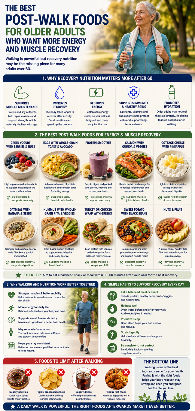 The best post-walk foods for older adults who want more energy and ...