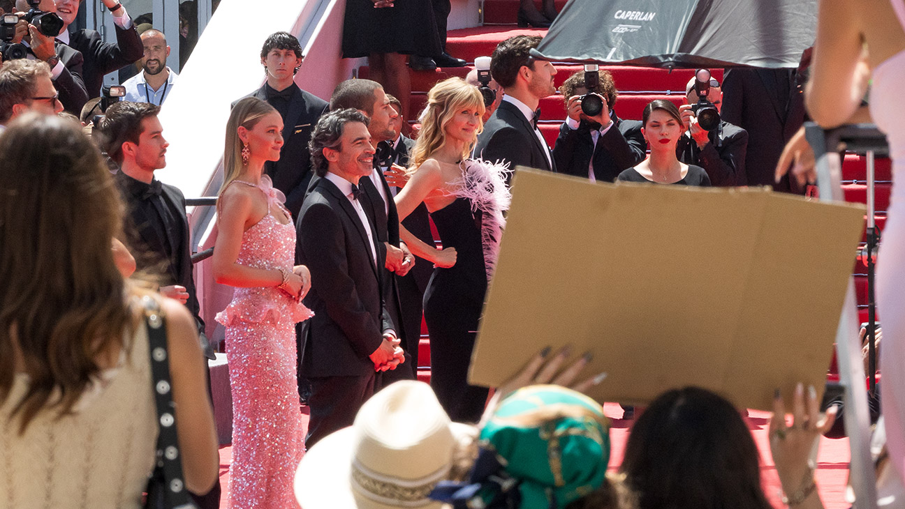 The White Lotus season 4 Cannes photos: Laura Dern, Chris Messina