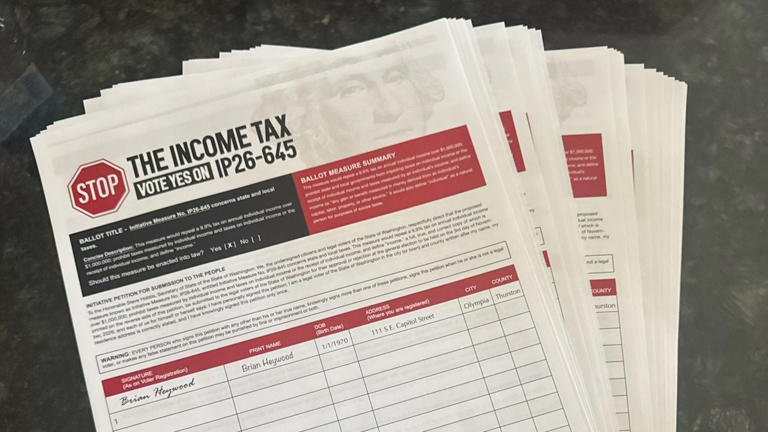 Let’s Go Washington breaks week-one signature record for income tax ...