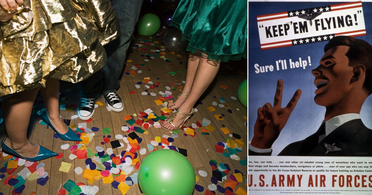 High school students throw 100-year-old veteran a prom after he missed ...