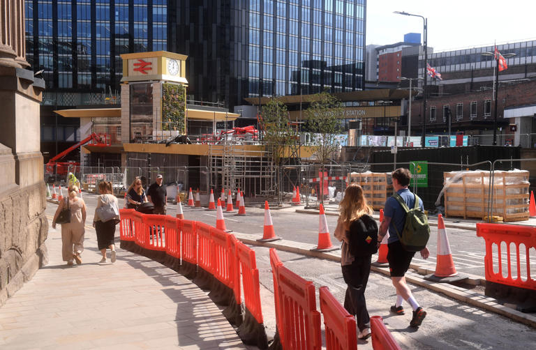 13 photos show gradual progress on major construction work at Leeds ...