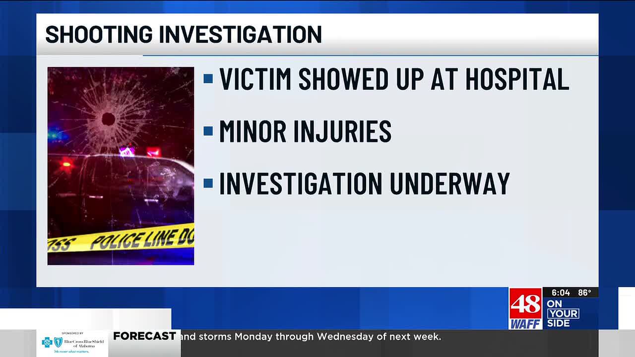Shooting investigation underway after victim arrives at Huntsville Hospital