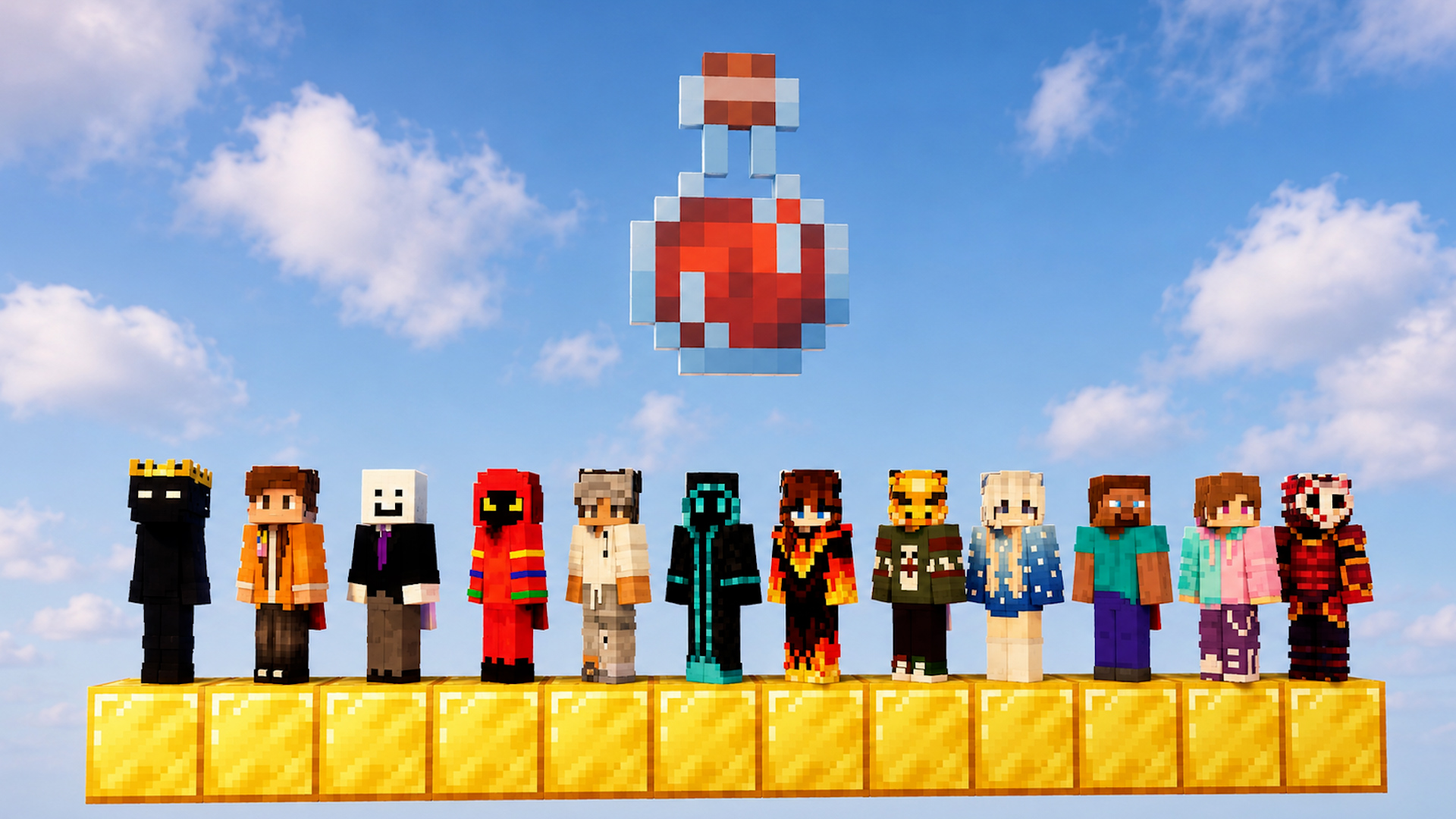 Balancing strength attributes on a Minecraft multiplayer server