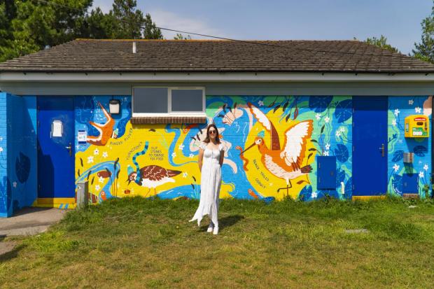 University students transform Poole Harbour landmark with vibrant ...