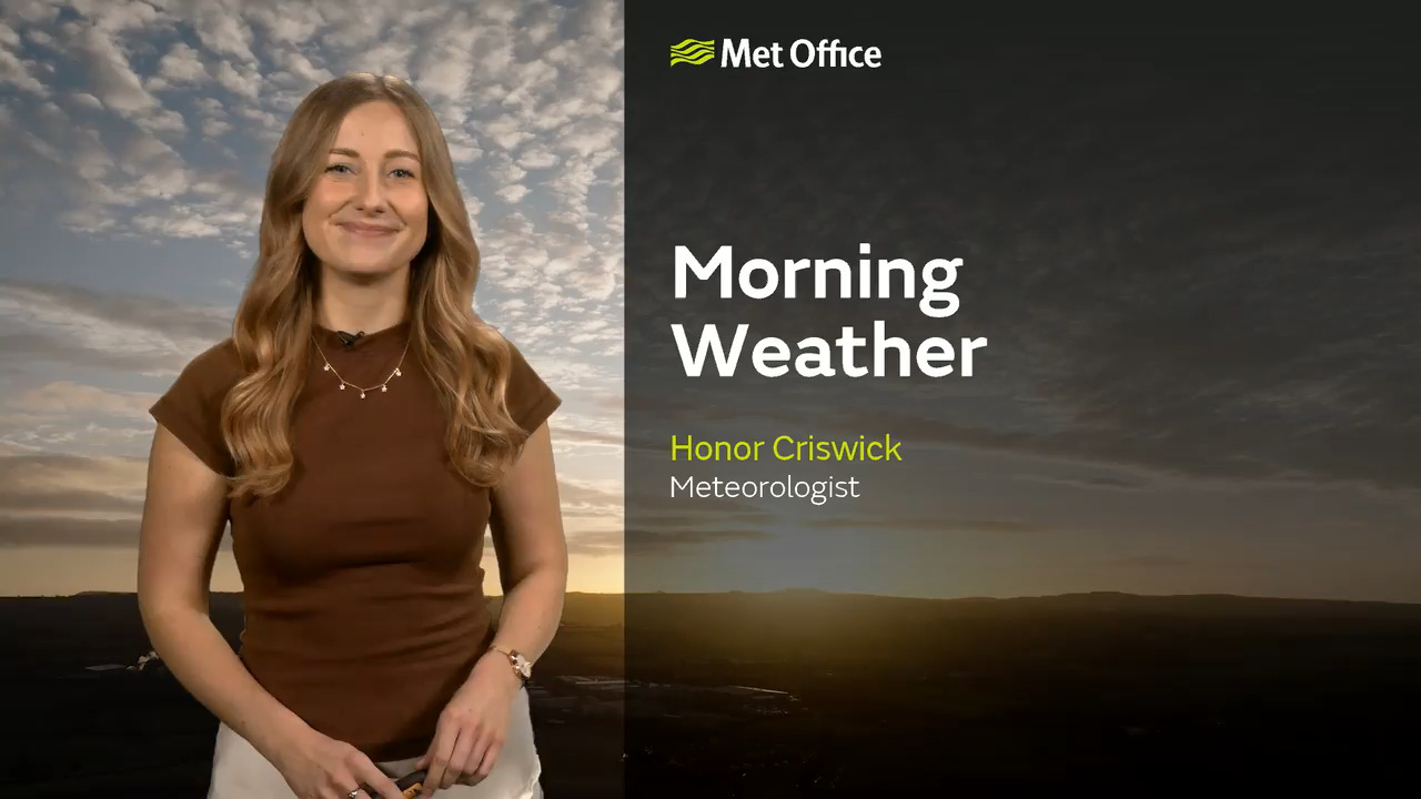 Met Office Wednesday morning weather forecast 22/04/2026